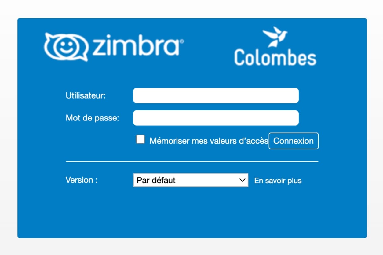 Zimbra Colombes : Guide du Webmail de la mairie de Colombes